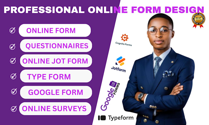Formulário online, jotform, google form, type form, pesquisa online cognito