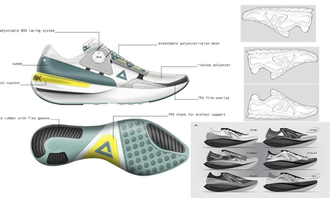 Design professional shoe tech packs and footwear design for ...