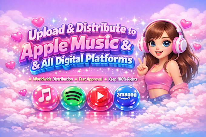 Do your upload and distribute apple music and all digital platform by ...
