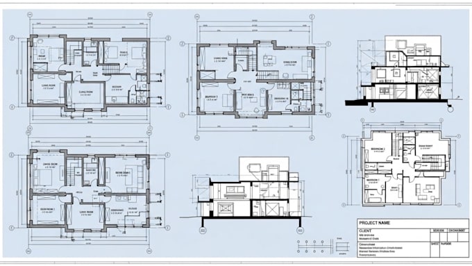 Be architect, draftsman of city permit drawings, floor plan, autocad ...