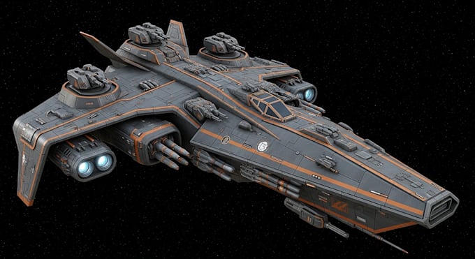 Create realistic 3d model, boats, and naval vessels for game and ...
