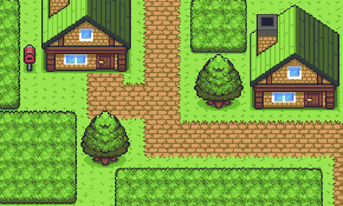 Créer un tileset pokémon personnalisé, sprite overworld, tilemap pixel ...