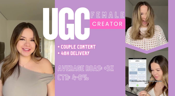 Create female ugc content for your brand in german by Anastasiaxpesco ...