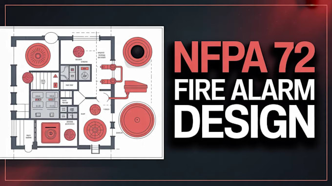 Diseñar distribución del sistema de alarma contra incendios nfpa 72 ...