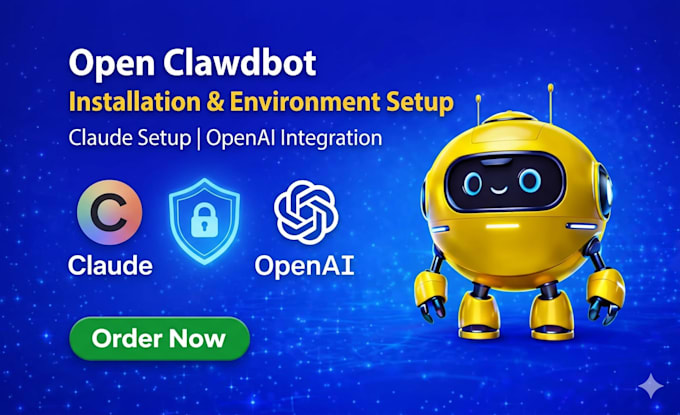 Fazer instalação do open claw e configurar o ambiente, configurar o ...