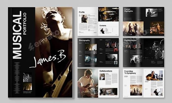 Design music magazine layout, flyer ad, catalog and publish music blog ...