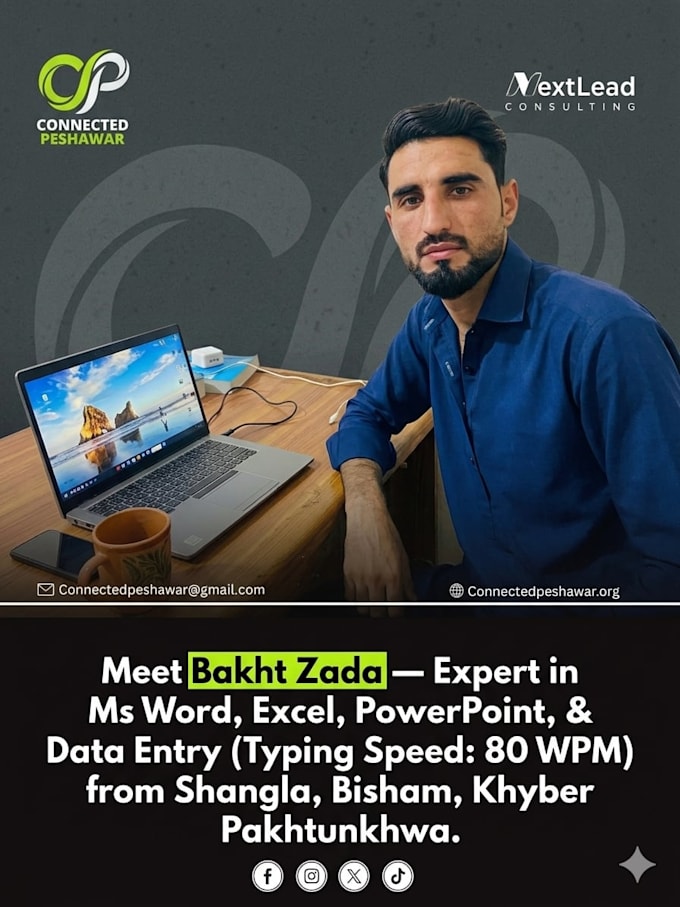 Do professional data entry, ms excel and ms word work by Baktzada123 ...