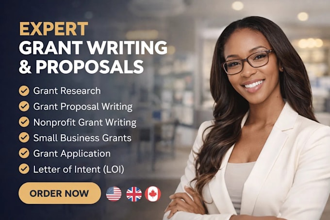 Do small business grant proposal, nonprofit grant writing by ...