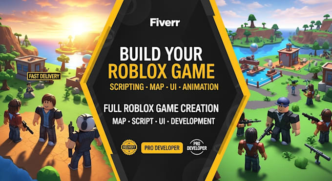 Creazione completa di giochi roblox, sviluppo di giochi roblox ...