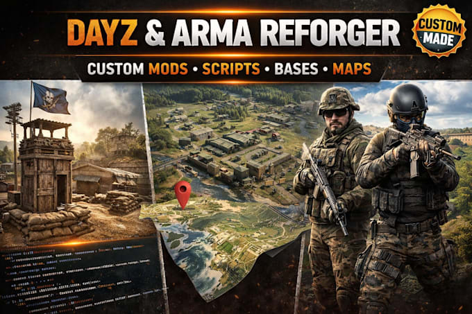Dayz- und arma reforger-mods, benutzerdefinierte skripte, basen und ...