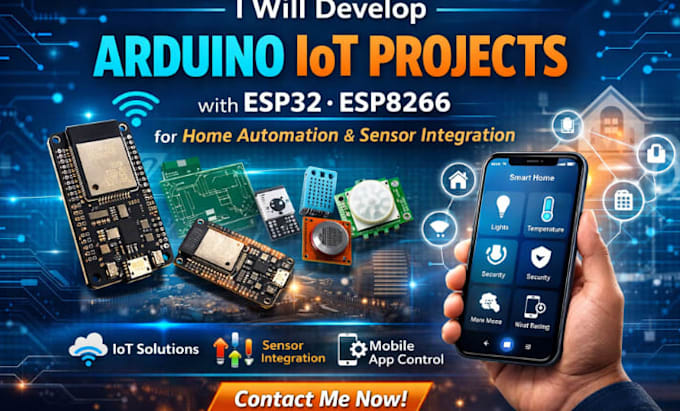 Ontwikkel en optimaliseer arduino en esp32 iot firmware voor slimme ...