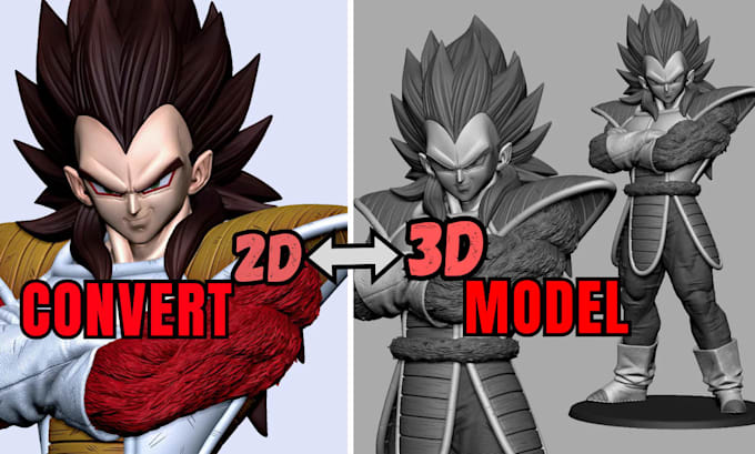 Converter imagens 2d em modelos 3d, arquivos stl para impressão 3d ...
