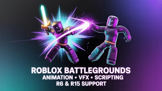Create roblox m1 combat animation vfx and scripting for r6 r15 games by ...