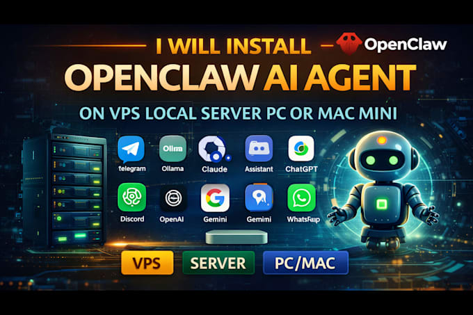Installer l'agent ai openclaw sur vps, serveur local, pc ou mac mini