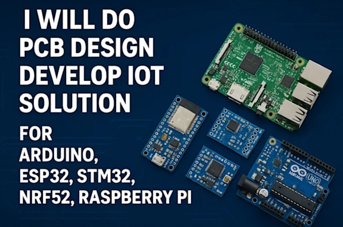 Design iot pcb using esp32 stm32 arduino with wireless modules by ...