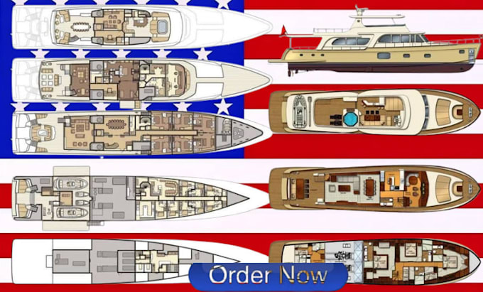 Design, review vessel layout, ga plans, ship structure as an architect ...