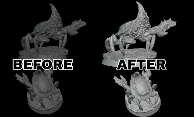 Repair stl file cleanup 3d scan and fix mesh for 3d printing, cad ready ...