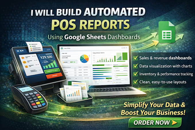Build automated pos reports using google sheets dashboards by Wisdom ...