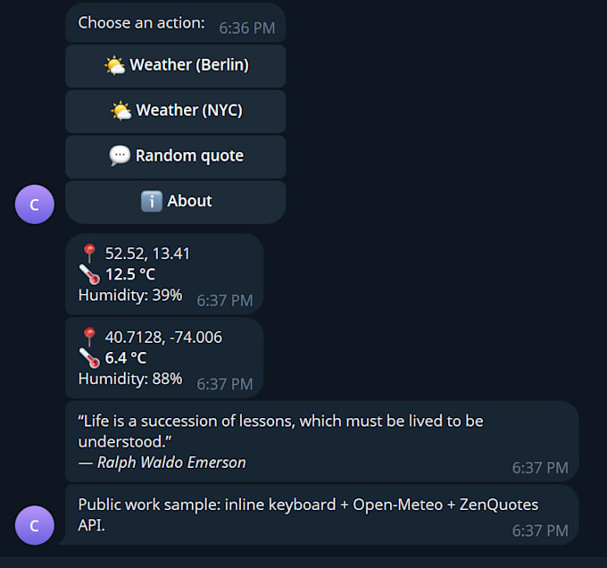 Crear un bot de telegram simple en python con aiogram