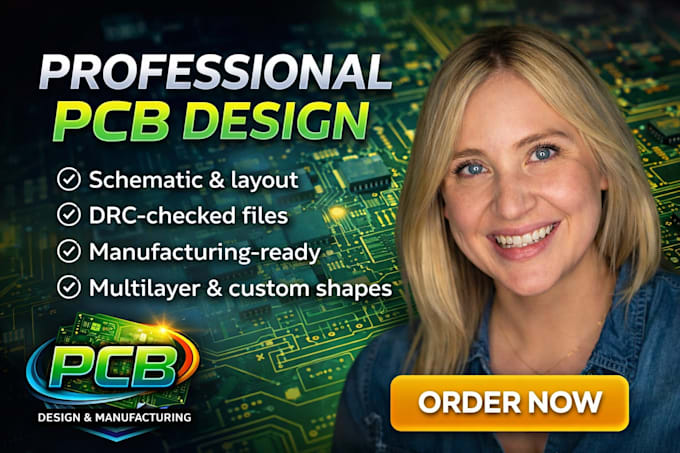 Projetar esquema, layout, gerber, bom e modelo 3d de pcb profissional