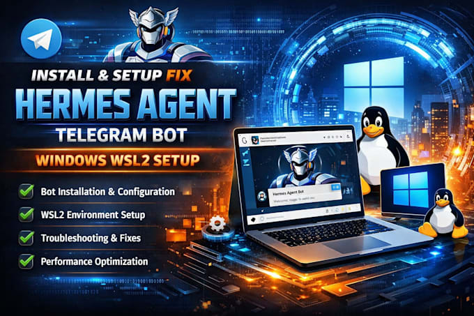 Hermes agent telegram bot auf windows wsl2 installieren und einrichten