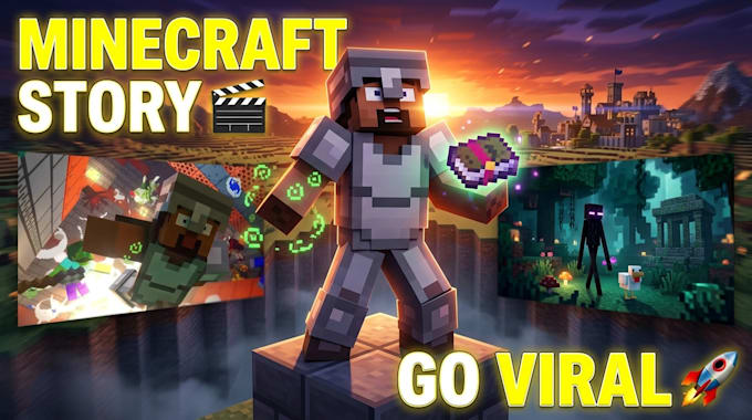 Cinematic minecraft story animations, viral youtube shorts, and epic ...