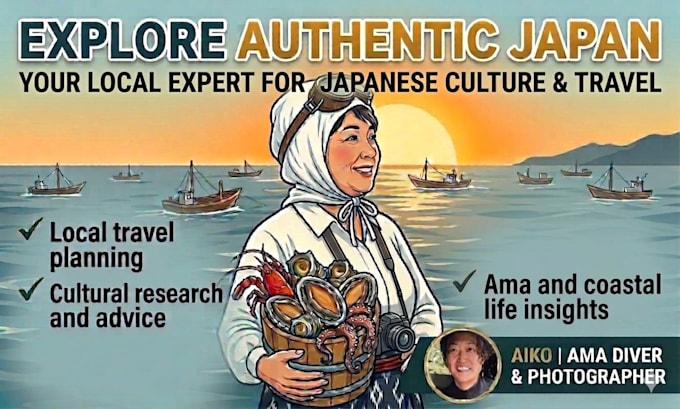 Be your local expert for japanese culture and travel by Aiko_ohno | Fiverr