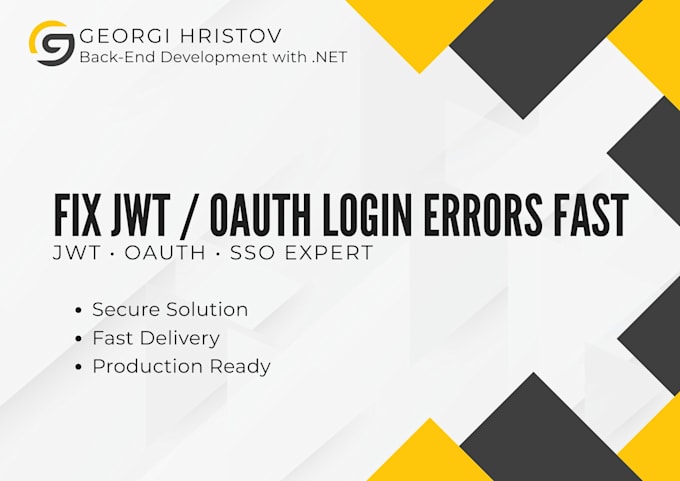Fix jwt, oauth and authentication issues in asp net core by G_hristov ...