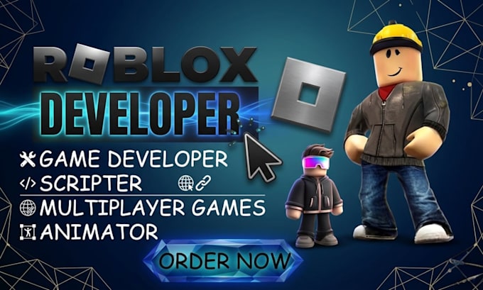 Desenvolvimento completo de jogos roblox, scripting roblox, roblox studio