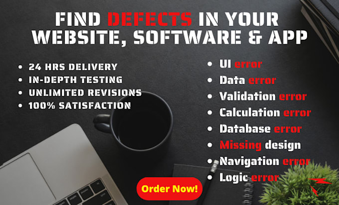 Find defects in your software or website by Bunty200 | Fiverr