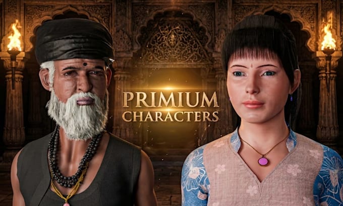 Make 3d realistic characters in low budget for your films ,animations ...