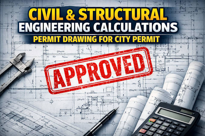 Do structural calculations, permit drawings for civil and structural ...