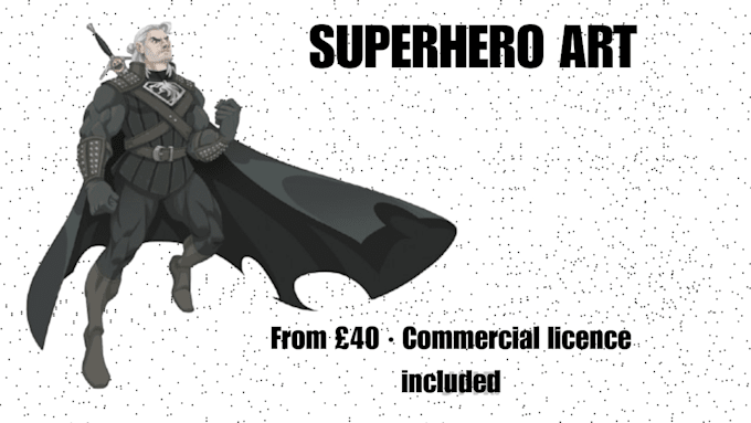 Draw your superhero character in a bold professional comic book style ...