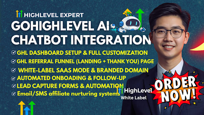 Setup ghl chatbot integration ghl ai automation ghl saas ghl white ...