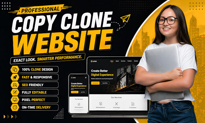 Copy clone website redesign revamp copy or duplicate any website in 24 ...