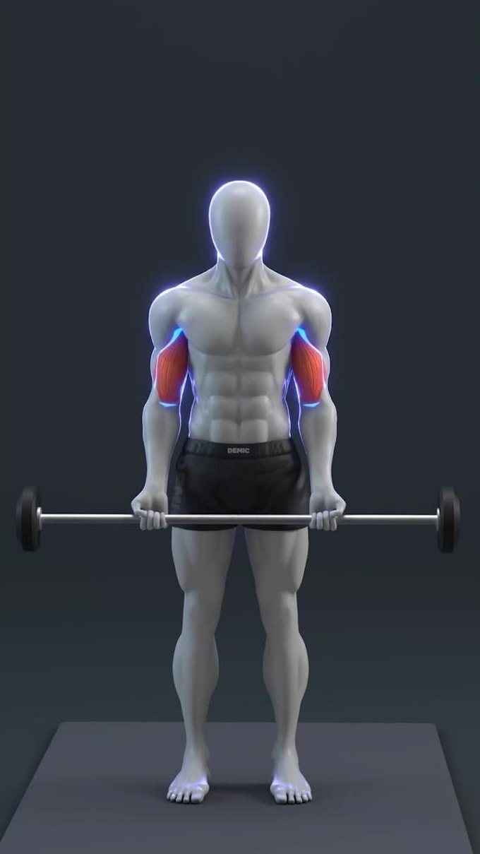 Create exercise and gym animation, 3d workout, fitness animation by ...