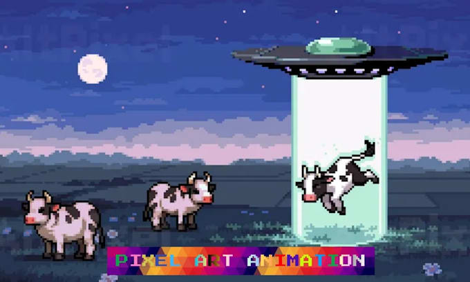 Diseñaré animación de sprite en pixel art 2d, personaje de juego retro ...