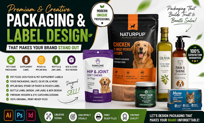 Advanced label design and packaging design for pet food packaging ...