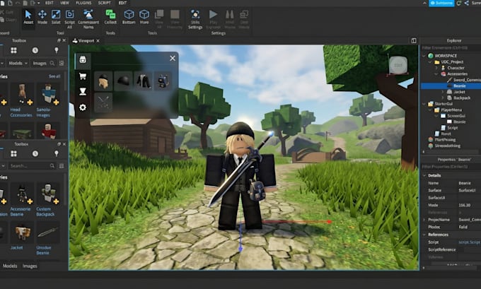 Crearé interfaz de roblox, ugc, gui de ux y skins personalizadas para ...