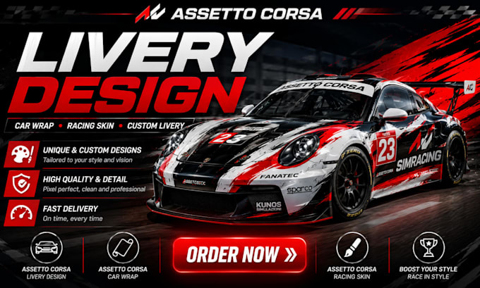 Assetto corsa livery design assetto corsa car wrap and assetto corsa ...