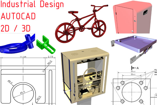 Do the industrial design with autocad by Odbtec | Fiverr