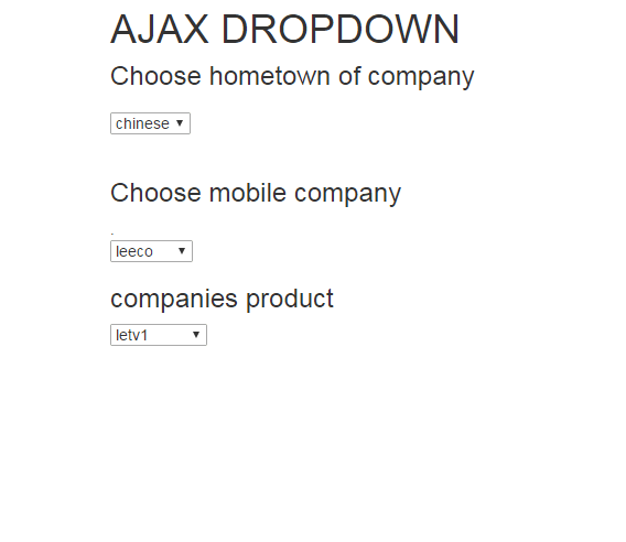 Create ajax dropdown using bootstrap by Webesters | Fiverr Create ajax dropdown using bootstrap by Webesters | Fiverr