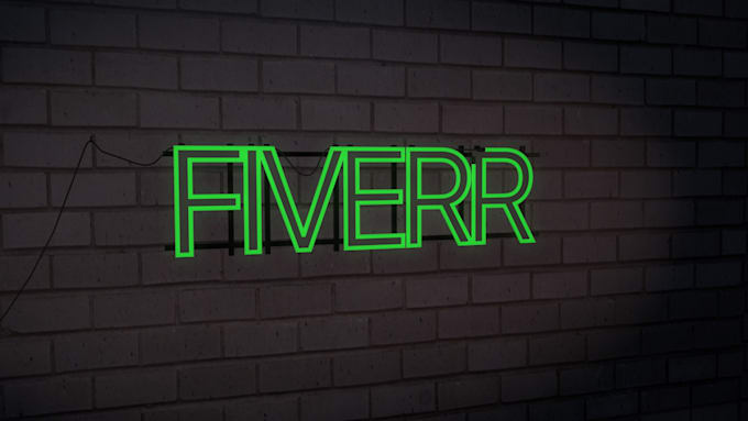 Create a 10 letters 3d neon sign by Abrahamcader2 | Fiverr