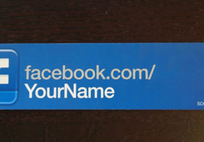 Print and mail you a custom vinyl facebook sticker with your page ...