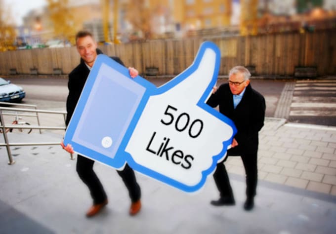 Get your facebook page 500 likes in 4 days by Blakezeiger | Fiverr