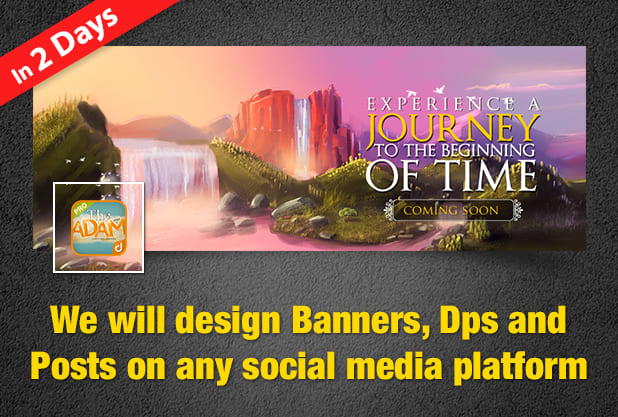 Design banners, dps and posts on any social platform by Dtechsystems ...