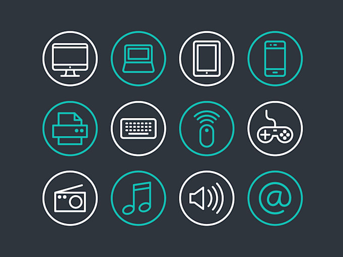 Create a icons for your ui by Sala_sl | Fiverr