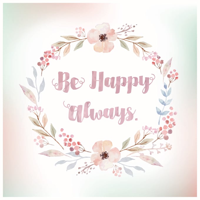 Create a floral wreath with your name or quotes in it by Felmeeeh | Fiverr