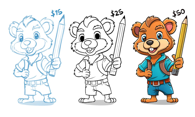 great wolf lodge characters coloring pages