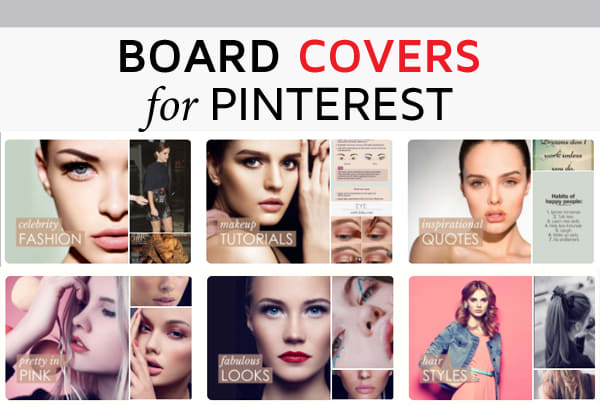 Create board covers for pinterest by Katiep | Fiverr